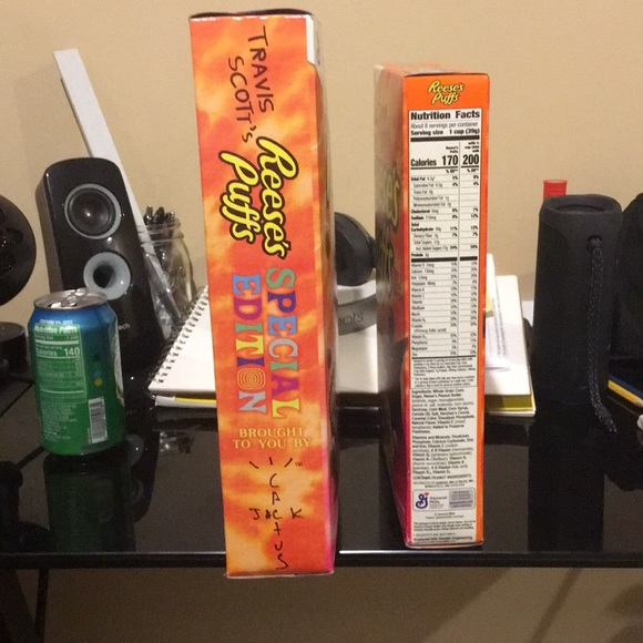 Travis Scott | Other | Travis Scott Limited Edition Reeses Puffs Cereal ...